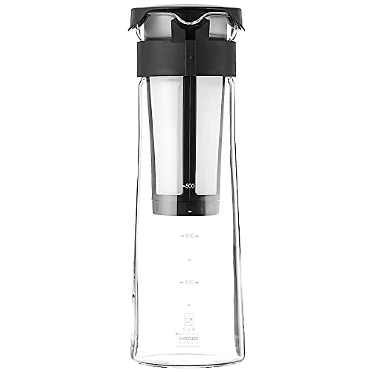 Hario Mizudashi Cold Brew Coffee Pot Cold Brew Coffee Maker 1000mL, Black
