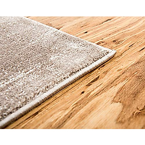 Unique Loom Uptown Collection Area Rug - Madison Avenue (8' x 10' Rectangle, Brown/ Ivory)