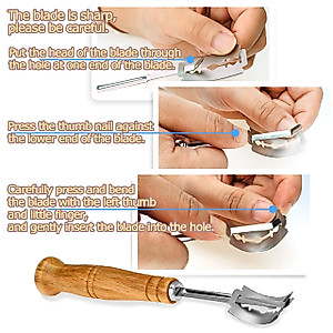 17 Inch Long Baguette Banneton Bread Proofing Basket and Linen Liner Set Premium Sourdough French Proofing Basket with Dough Whisk, Bread Lame and Blades Natural Rattan Bread Fermentation Bowls