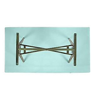 Christopher Knight Home Camila Mid-Century Tempered Glass Desk with Acacia Wood Frame, Dusk Grey / Natural Stained