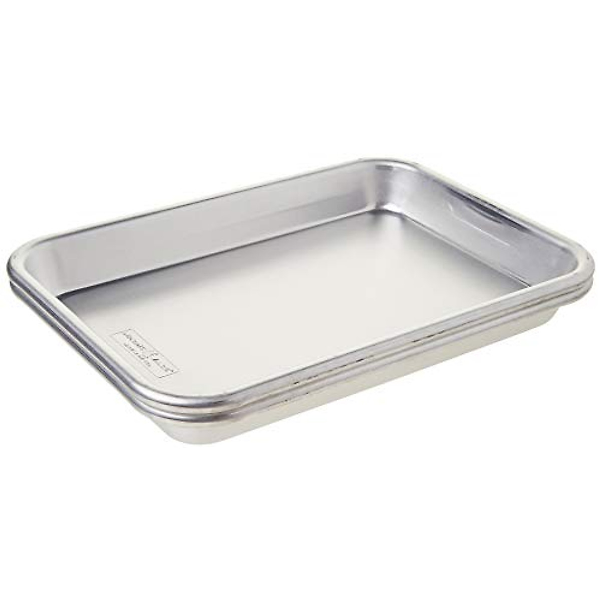 Nordic Ware Burger Serving Trays-2 Piece Set, Aluminum