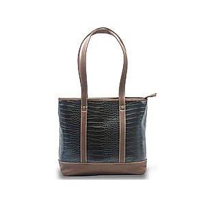 Goson Premium Crocodile Embossed PU Faux Leather Concealed Carry Purse Tote