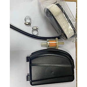 Generic Lawn Mower Air Filter 593260 Air Filter Cover 594106 595658 Air Cleaner ABS Cartridge Filter Kit, Replacement Parts for Briggs and Stratton 550ex 675exi 725exi Series and More