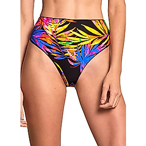 Maaji Women's Standard Rise/High Leg Signature Cut, Black