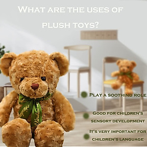 CHELEI2019 11.8" Brown Teddy Bear Stuffed Animal,Cute Soft Teddy Bear Plush,Gifts for Kids