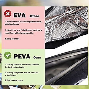 Beer Sleeve for Golf Bag, Insulated Golf Cooler Bag, 900D Wear-Resisting Fabric, Keep 6-7 Canned Beverages Cold, Golf Gifts for Men, Golf Beer Sleeve for Golf, Outdoors, Camping