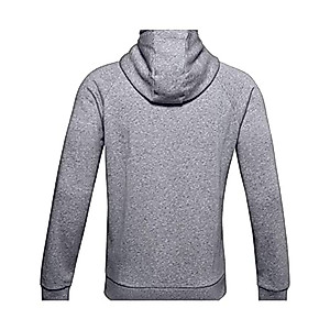 Under Armour Men's UA Rival Fleece Full-Zip Hoodie (Grey, XX-Large)