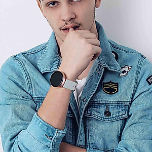 EnoYoo 12 Color Bands Compatible with Samsung Galaxy Watch 4 Galaxy Watch Active 2 40mm 44mm Galaxy Watch 4 Classic Galaxy Watch 5 Watch 5 Pro Watch 3 41mm, 20mm Soft Silicone Sport Strap for