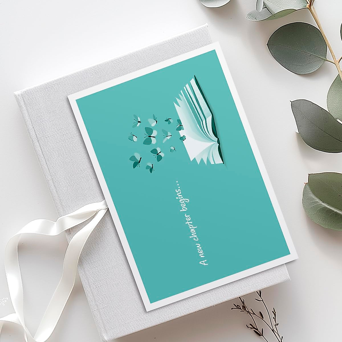 CRTURUNIQ Congratulations Card, Retirement Card Coworker Leaving New Job Promotion Gifts for women, Graduation Cards, Goodbye Good luck Gifts, Next Chapter