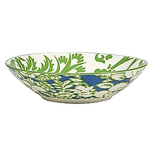 Certified International Damask Floral 9.5" Soup/Cereal Bowls, Set of 4 Assorted Designs,