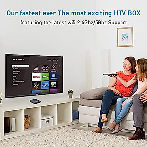 HTV 8 Brazil TV Box 2023 HTV Box 8 TV New Version Brazilian TV Box 4K Ultra HDR USB2.0/3.0 WiFi 2.4GHz/ 5GHz