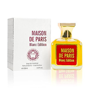 META-BOSEM Mason de Paris Parisian Oud, Women Perfume Eau de Parfum Natural Spray Fragrance - Woody and Spicy - Great Holiday Gift - for All Day Use - a Classic Bottle, 3.4 Fluid Ounce/100Ml