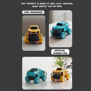 PenRux Remote Control Car Toy, High Speed Easy to Operate RC Race Car Toy 1/24 500mAh for Children Gift (Orange Yellow)