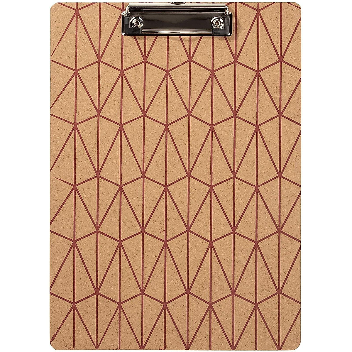 Juvale 8 Pack Cute Clipboards Bulk Supply with Low Profile Clip - Wooden Clip Boards for Office, School, Classroom, Fits Letter Size 8.5x11 and A4 Paper (8.8 x 12.4 in)