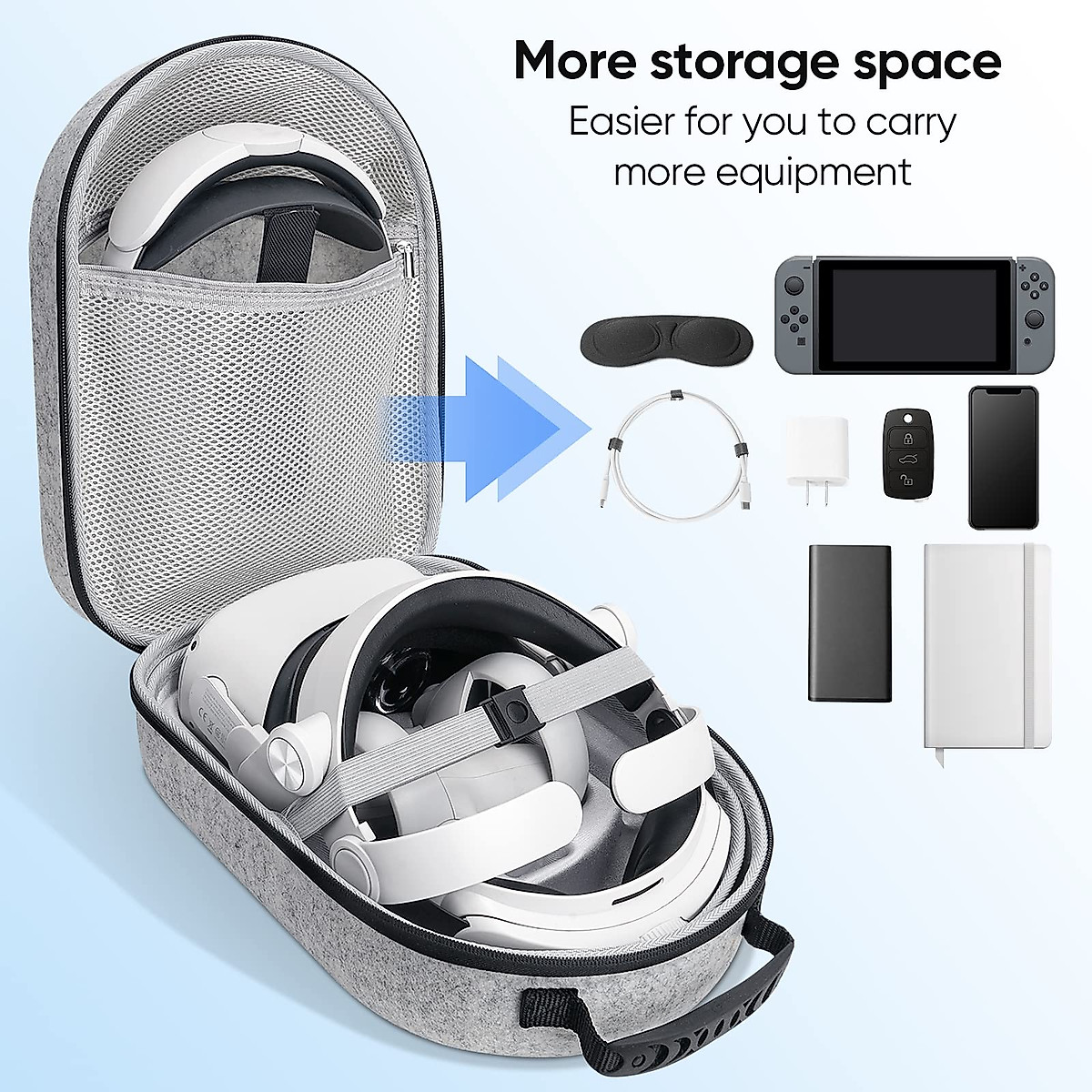 SARLAR Head Strap Accessories Compatible with Meta Quest 2