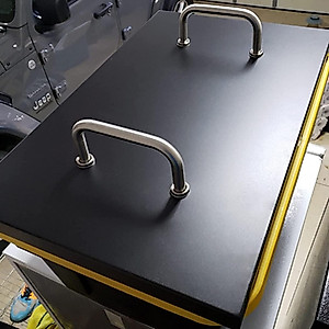 BQMAX 5004 Griddle Lid Grill Hard Cover for Blackstone 36" and 600D Heavy Duty Grill Cover Replacement Kit for Blackstone 36 inch Griddle Hood