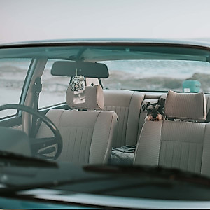 Moioee Car Rear View Mirror Hanging Ornament, Personalized Army Backpack Boost Decor, Military American Soldier Christmas Ornament Gift, Car Interior Rearview Pendant Accessories (Style E)