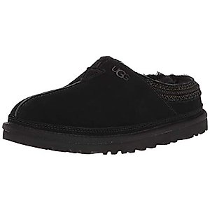 UGG mens Neuman Slipper, Black, 9 US