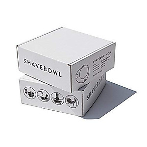 Modular Shaving Bowl by SHAVEBOWL (Made in USA) - White
