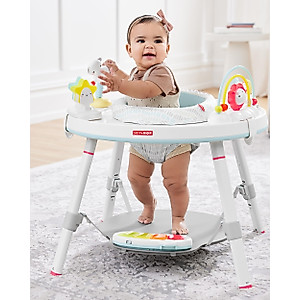 Skip Hop Baby 3-in-1 Grow with Me Set with Activity Center & Toddler Chairs, Silver Lining Cloud
