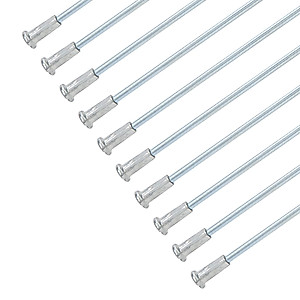 VGEBY 10pcs/Set 13G 80mm-310mm Mountain Bike Spokes Stainless Steel Spokes Bicycle Tricycle Accessories Toyfigure Riding Racks and Storage(220MM£©