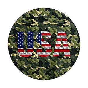Camouflage USA American Flag Pattern PopSockets Swappable PopGrip