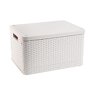 Foldable storage box，decorative storage baskets，decorative storage bins，containers with lids for organizing，storage boxes