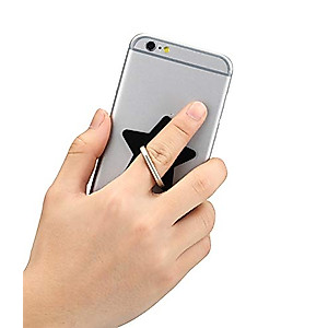 lenoup z179 (4 pcs) Cell Phone Holder,Star Phone Ring Kickstand,Universal 360 Rotation Cell Phone Finger Ring Grip for Almost All Phones/Pad(4 Color Star)