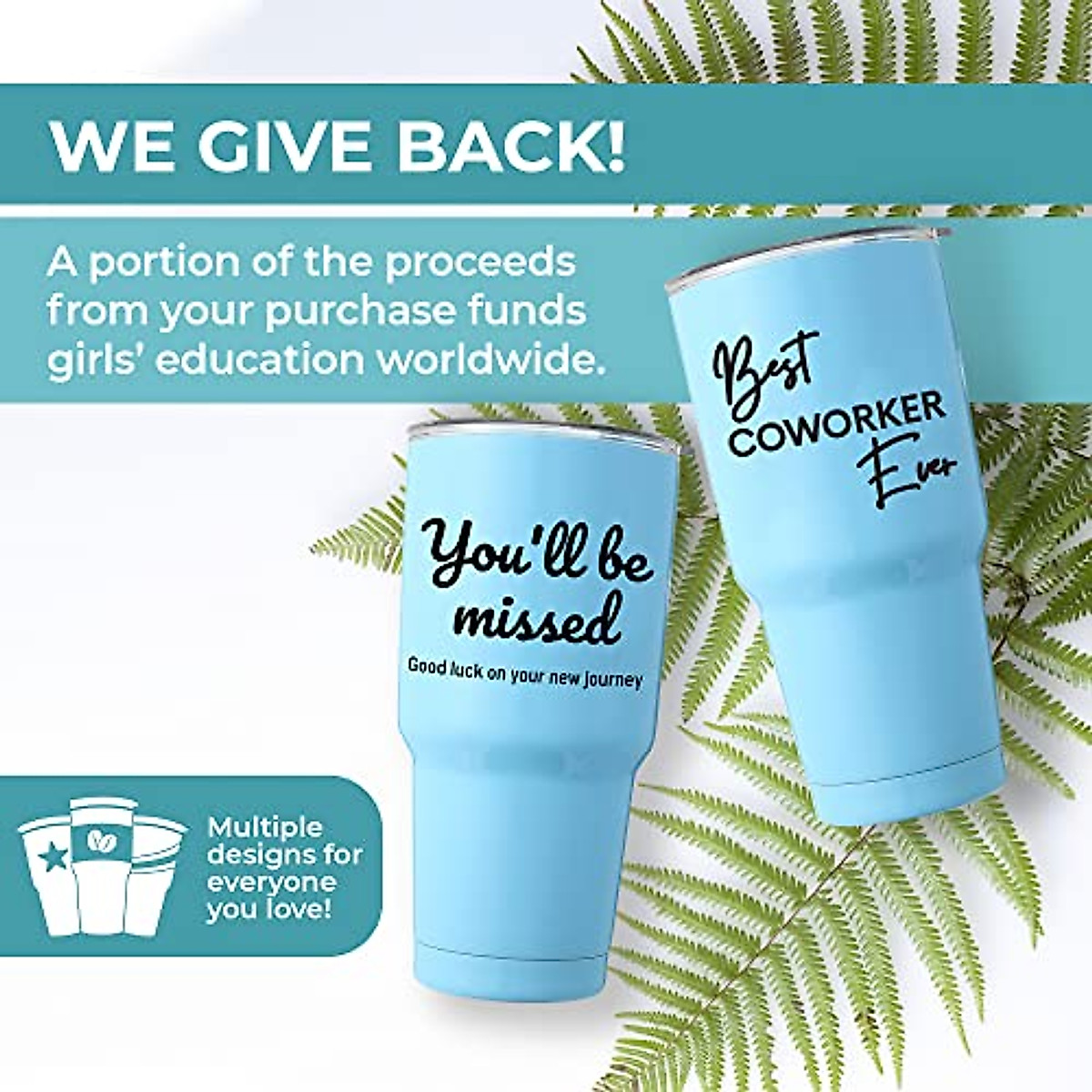 KEDRIAN Farewell Tumbler 30oz, Coworker Leaving Gifts For Women, Farewell Gifts For Coworkers Men, Going Away Gifts For Friends, Goodbye Gifts For Coworkers Women, Happy Retirement Gifts For Women