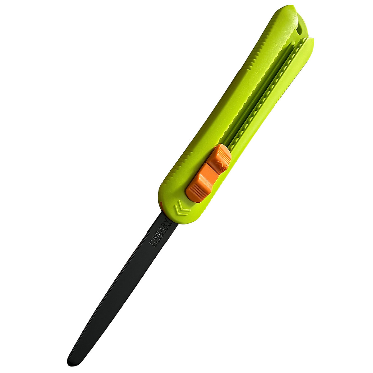 CANARY Box Cutter Retractable Blade, Safety Corrugated Cardboard Cutter Knife [Non-Stick Fluorine Coating Blade], Made in JAPAN, Green (DC-30F-1)