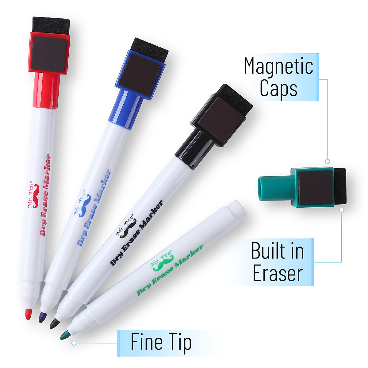 Mr. Pen- Dry Erase Calendar for Fridge, Magnetic, 14.7 x 11.8", Magnetic Calendar with 4 Dry Erase Markers, Magnetic Calendar for Fridge, Magnetic Whiteboard Calendar, Dry Erase Fridge Calendar.