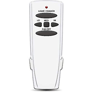 COREBAY Ceiling Fan Remote Control & Receiver Complete Kit HD5+FAN18R Replace Hampton Bay/Harbor Breeze/Hunter/Westinghouse LED