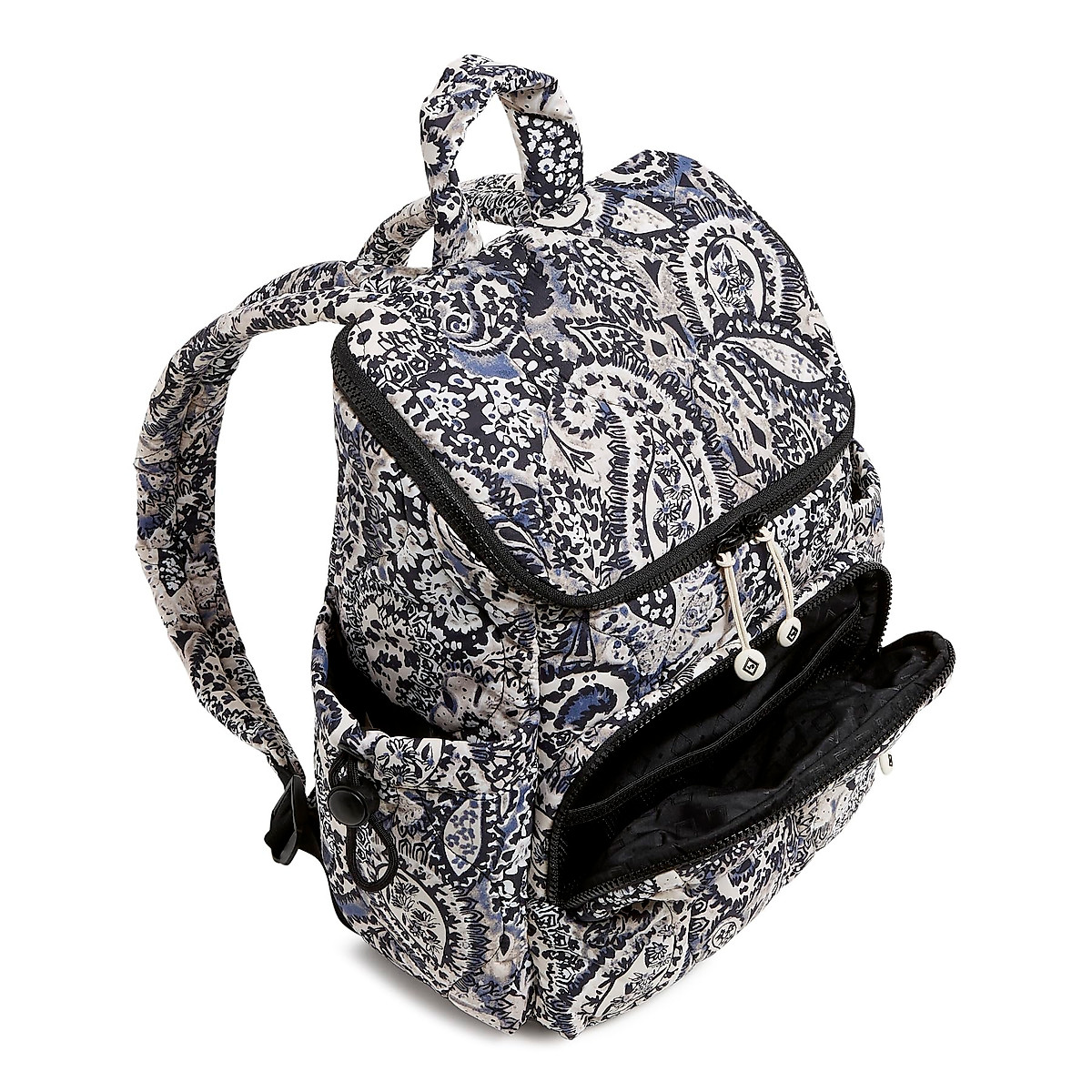 Vera Bradley Women's Featherweight Backpack Bookbag, Stratford Paisley, One Size