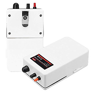 White Battery Oxygen Pump Aquarium, Odowalker Oxygen Pump Fish Tank Oxygen Pump Aquarium XILONG DC800 Silent Battery Air Making Machine
