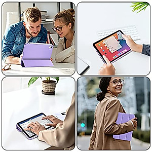 ProCase iPad Mini 6 Case 2021 8.3 Inch iPad Mini 6th Generation Cases, Slim Stand Trifold Smart Cover for 2021 iPad Mini 6th Gen 8.3” Model A2567 A2568 A2569 -Purple