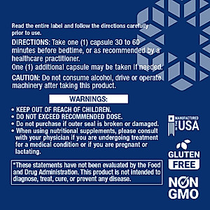 Life Extension Herbal Sleep PM – Natural Sleep Supplement without Melatonin - with Lemon Balm, Honokiol & Chamomile Extracts for Healthy Sleep - Non-GMO, Gluten-Free - 30 Vegetarian Capsules