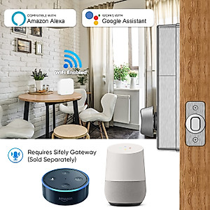 Sifely Smart Lock, Smart Lock Front Door, Keyless Entry Door Lock, Smart Deadbolt, Smart Door Lock, Deadbolt Lock, Digital Door Lock, Keypad Deadbolt Lock, Smart Lock Deadbolt (Fob Supported)
