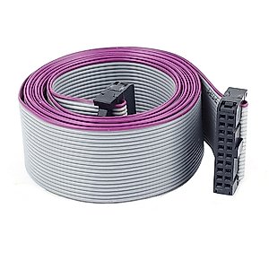 uxcell 2.54mm Pitch IDC 20Pin F/F Connector Extension Flat Ribbon Cable 148cm
