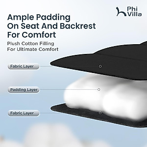 PHI VILLA XXL Oversized Padded Zero Gravity Chair, Foldable Patio Recliner, 30" Wide Seat Anti Gravity Lounger with Cup Holder, Support 400 LBS (Camouflage)