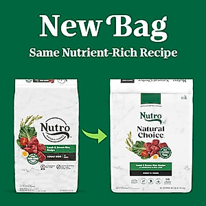Nutro Natural Choice Adult Dry Dog Food, Lamb and Brown Rice Recipe, 36 lb. Bag