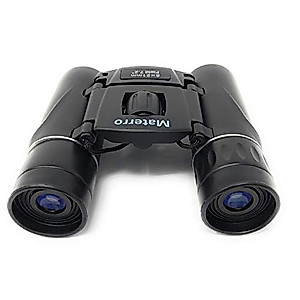 Materro High-Powered 8x21 Compact Binoculars for Adults and Kids, Waterproof, Durable, Folds to Fit in Your Pocket