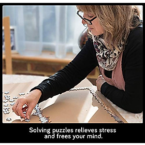 USA Map Puzzle 1000 Piece for Adults, United States of America, Patriotic Jigsaw Puzzle & Bonus Fact Poster by A2PLAY, Premium Materials, 27.5 x 19.7 in