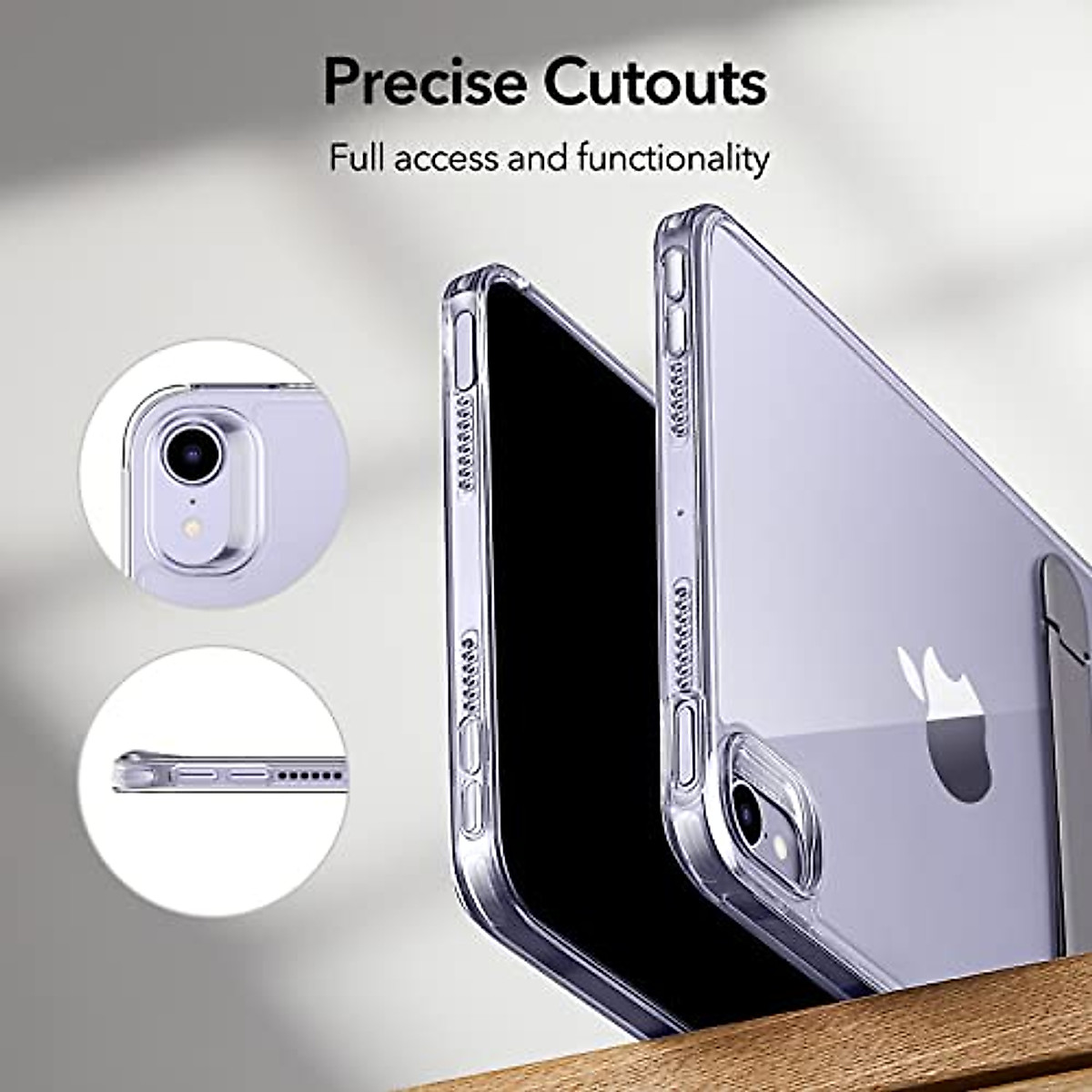 ESR for iPad Mini 6 Case, iPad Mini 6th Generation Case with Stand(8.3 inch, 2021), 3 Stand Modes, Slim and Light, Yellowing Resistant, Boost Kickstand Case, Clear