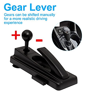 NBCP Steering Wheel Universal Usb Car Sim 270/900 degree Race Steering Wheel with pedal Pedals And Shifter Bundle for Xbox One,Xbox Series X/S,PS4,PS3