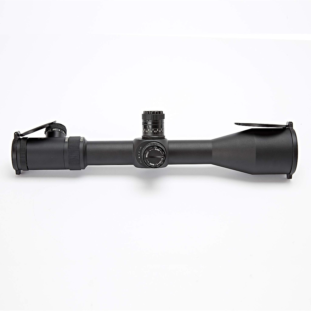Hi-Lux Optics UD530X56-R Uni-Dial 5-30 x 56 34mm Tube Rifle Scope with Red Illuminated MIL Ranging Reticle, Black