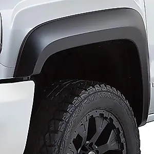 Bushwacker Extend-A-Fender Extended Front & Rear Fender Flares | 4-Piece Set, Black, Smooth Finish | 40911-02 | Fits 2000-2006 Chevrolet Tahoe 4-Door