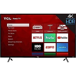 TCL 49" Class 49S403 (48.5" Diag.) 4K Ultra HD Roku LED LCD TV