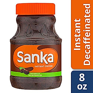 Sanka Decaf Instant Coffee (8 oz Jars, Pack of 4)