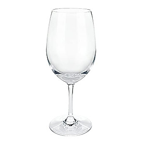 True Unbreakable Wine Glasses, Clear Plastic Cups, Shatterproof Glass Cup for Wines, Wedding, Anniversary, Birthday Party, Picnic and Outdoors, 21 oz, Set of 1