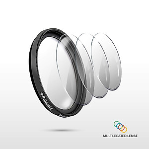 Polaroid Optics 55mm 4-Piece Filter Kit Set [UV,CPL, Warming,& FLD] includes Nylon Carry Case – Compatible w/ All Popular Camera Lens Models